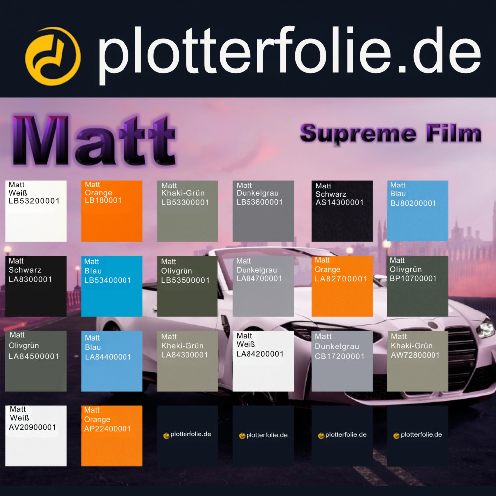 Avery Dennison Supreme Wrapping Film EA – Matt | Autofolie ...